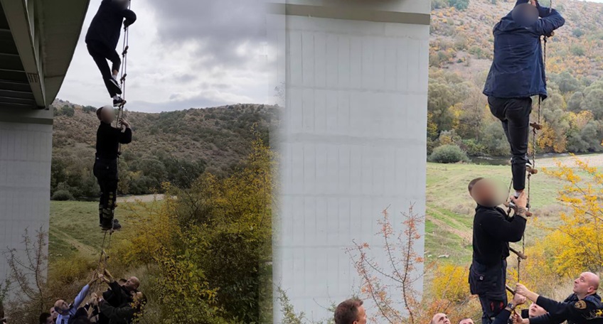 (ФОТО) Полицајци спасија лице кое сакало да си го одземе животот ...